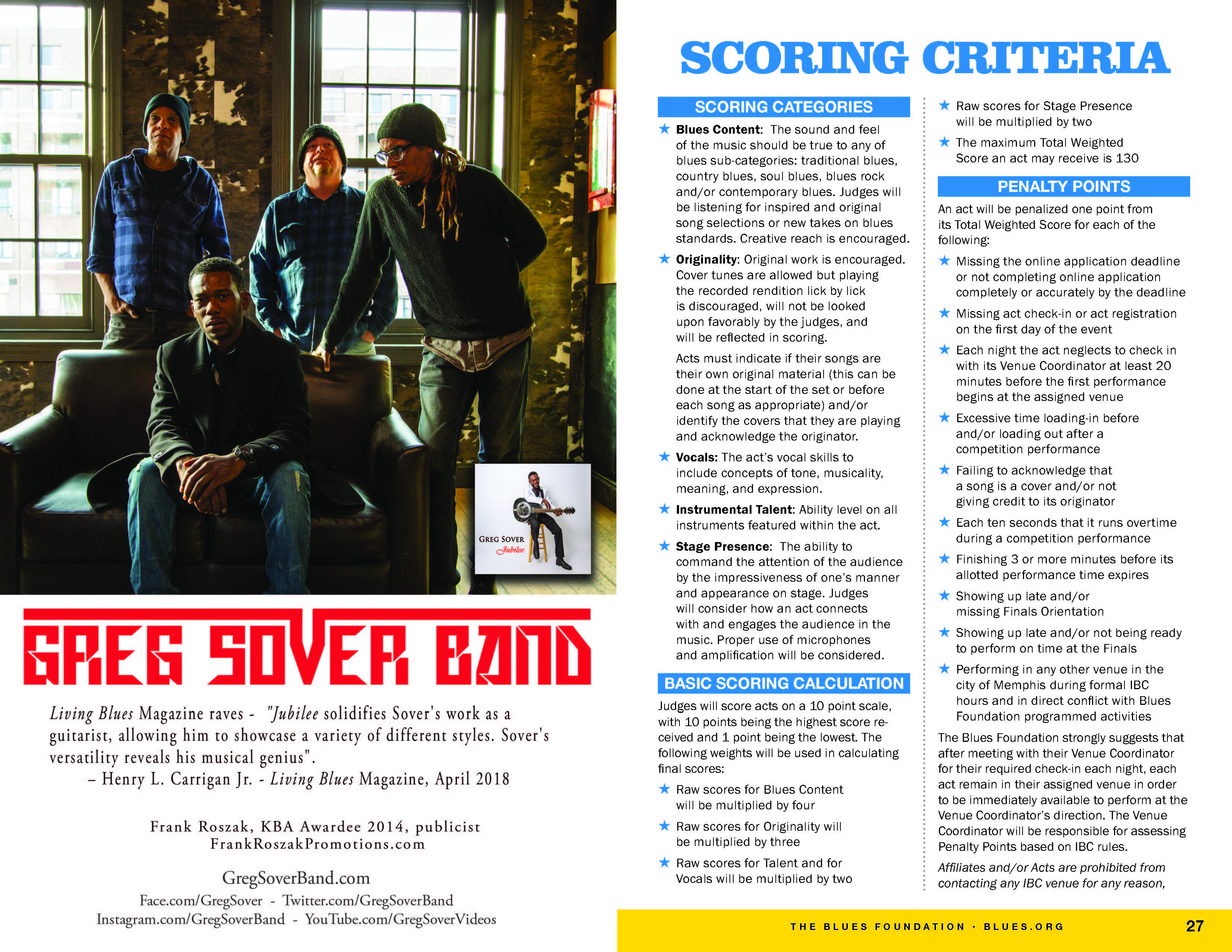 IBC Event Program - Blues Foundation