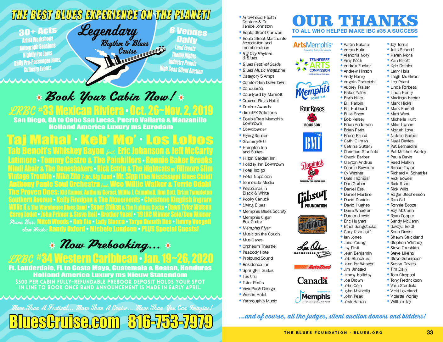 IBC Event Program - Blues Foundation