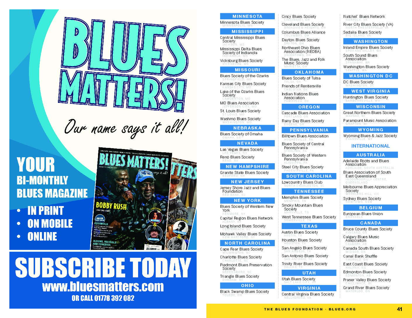 IBC Event Program - Blues Foundation