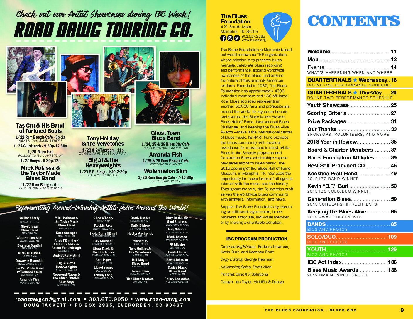 IBC Event Program - Blues Foundation