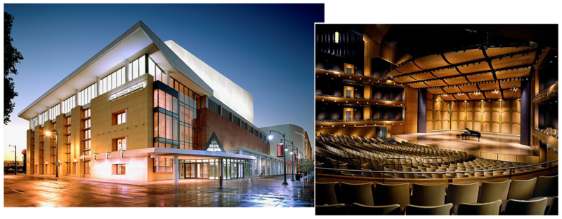 Cannon Center exterior interior - Blues Foundation