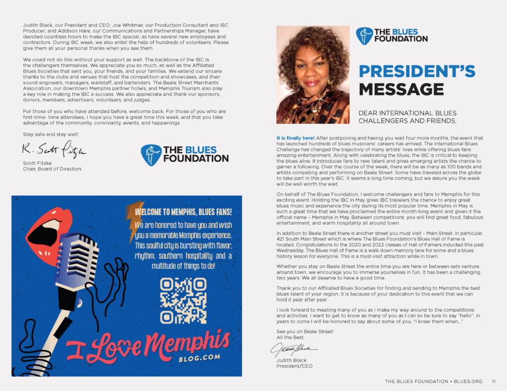 IBC Event Program - Blues Foundation