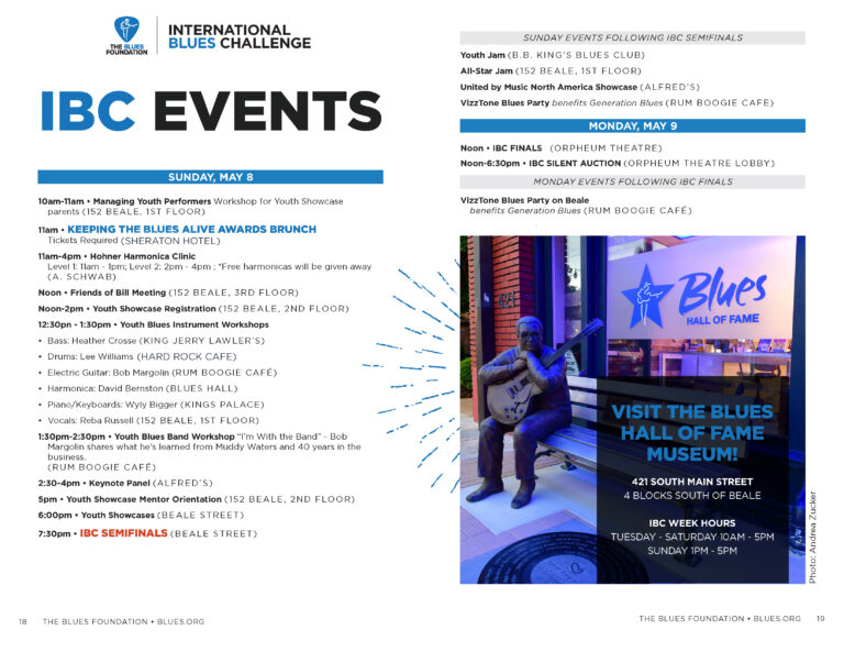 IBC Event Program - Blues Foundation